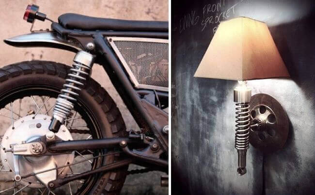 How to Reuse an Old Motorcycle as Decoration - Decor Tips