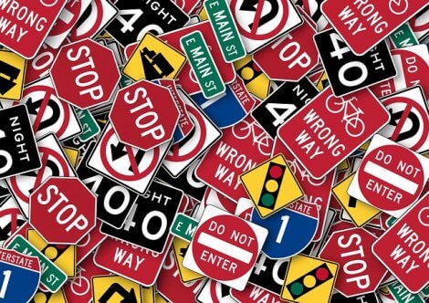 Decorating With Traffic and Road Signs - Decor Tips