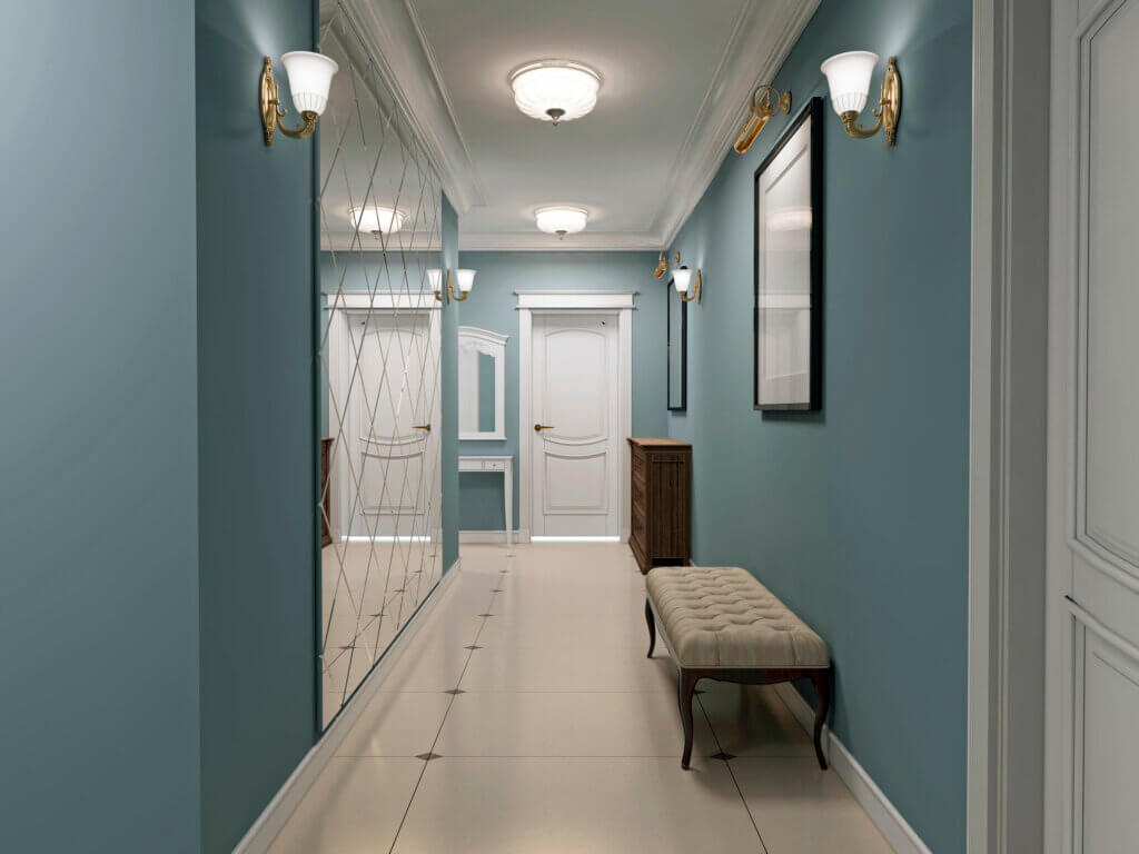 6 Ideas to decorate a long corridor